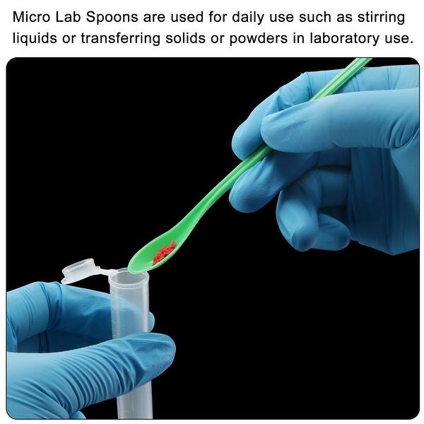1Pcs 7.48" Micro Lab Spoons Plastic Powders Sampling Measuring Spoon - Green - On Sale - Bed ...